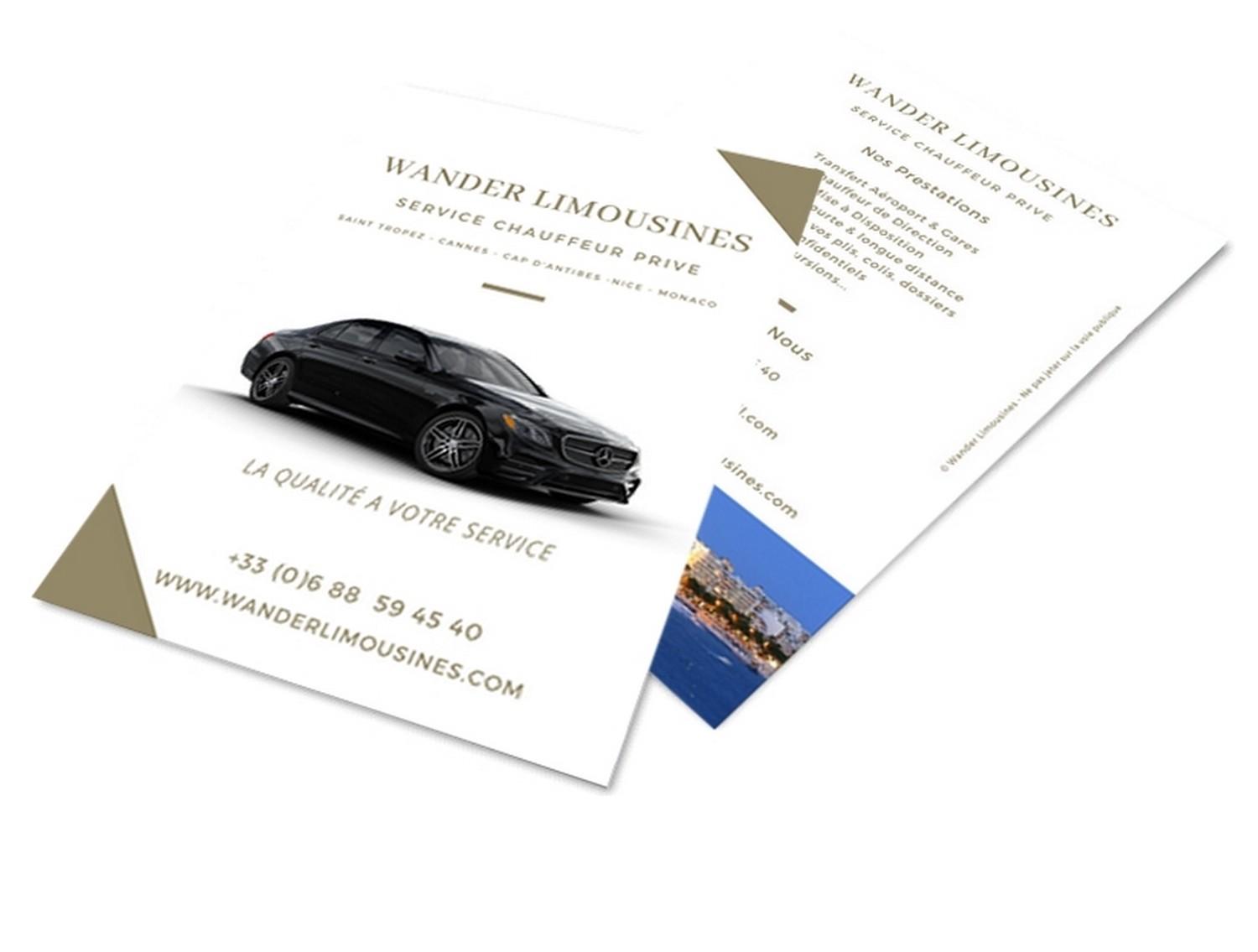 Création de Flyer VTC (1) - CB&COM